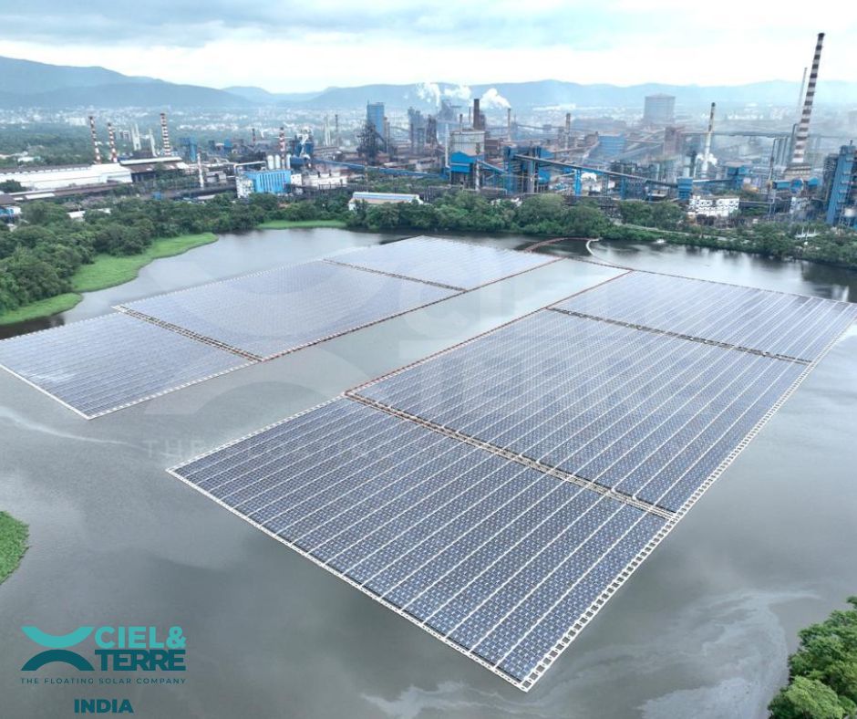 Ciel & Terre India completes a 10.765 MWp floating solar project at ...
